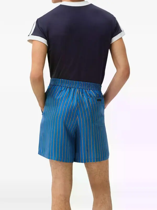 Versace Printed Silk Twill Shorts
