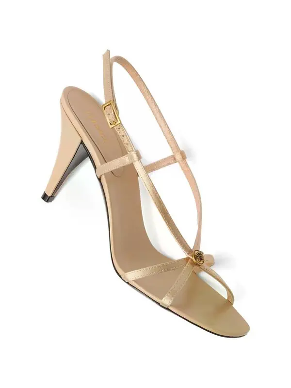 Versace Valentina Satin Stiletto Sandals