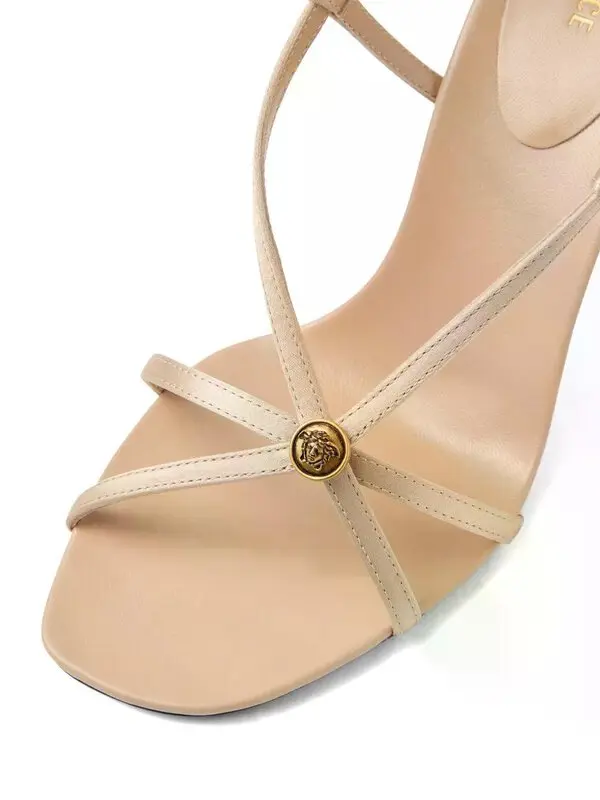 Versace Valentina Satin Stiletto Sandals
