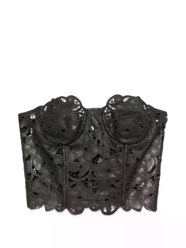 Ermanno Scervino Lace Corset Top - Black