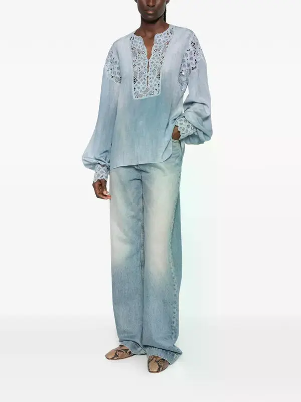 Ermanno Scervino Long Sleeve Blouse