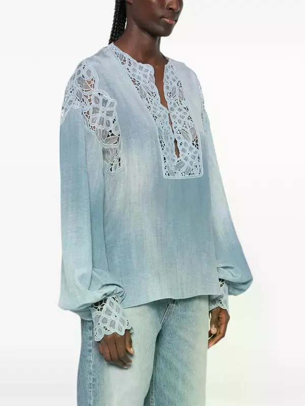 Ermanno Scervino Long Sleeve Blouse