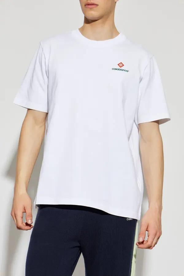 Casablanca T-shirt With Printed Logo