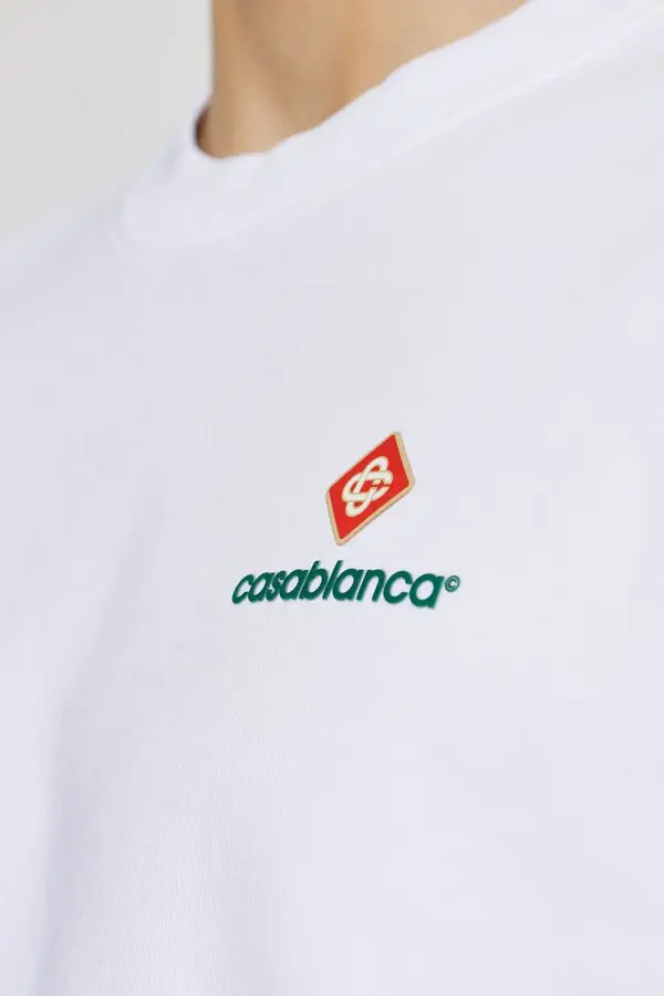 Casablanca T-shirt With Printed Logo