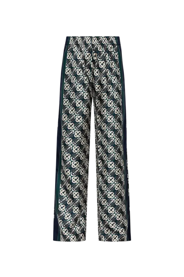 Casablanca Silk Monogram Trousers