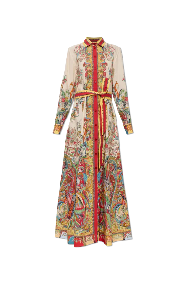 Etro Maxi Shirt Dress - Multicolour
