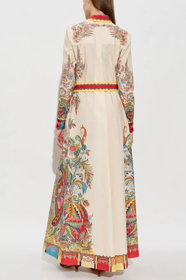 Etro Maxi Shirt Dress - Multicolour