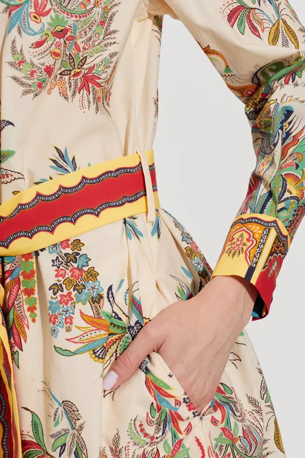 Etro Maxi Shirt Dress - Multicolour