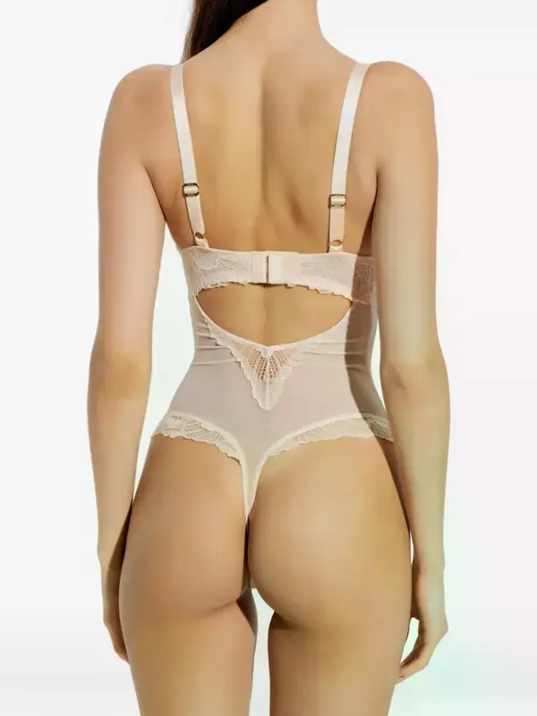 HEIST The Dahlia Lace-panel Bodysuit