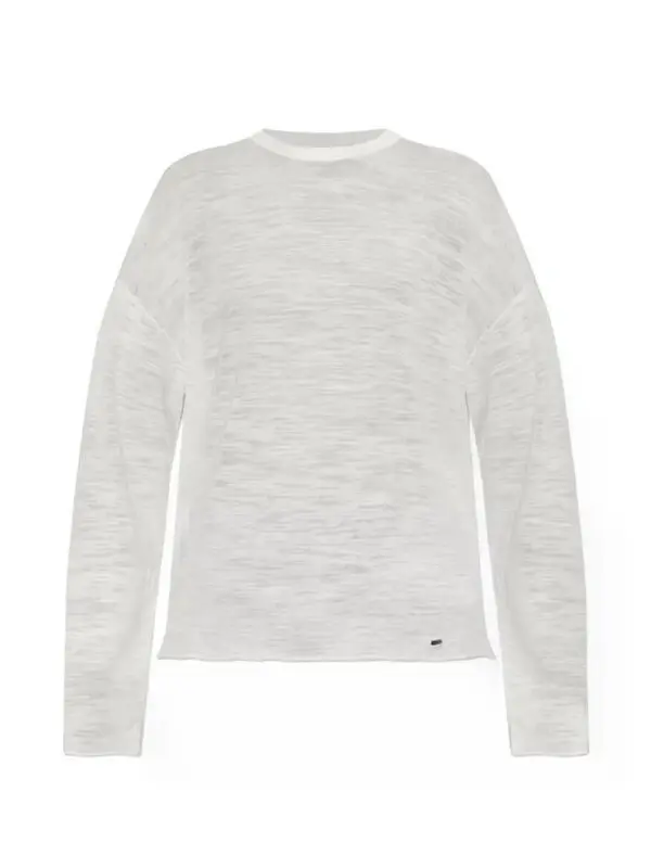 REPRESENT Long-sleeve Cotton T-shirt - White