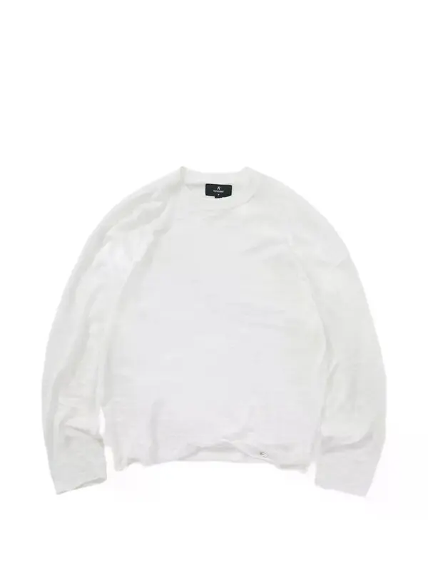 REPRESENT Long Sleeve Slub Knit T-shirt