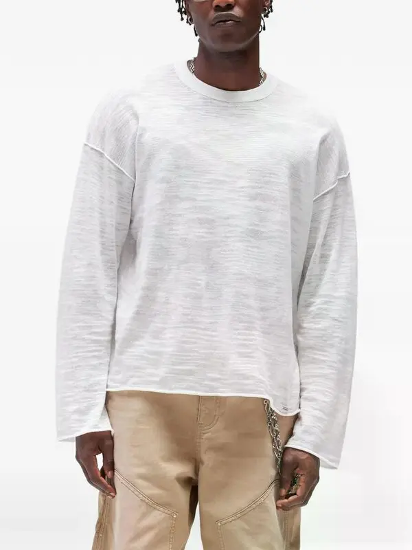 REPRESENT Long Sleeve Slub Knit T-shirt