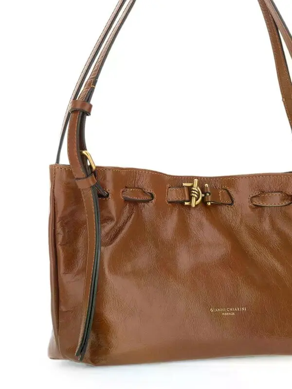 GIANNI CHIARINI Mimi Leather Shoulder Bag