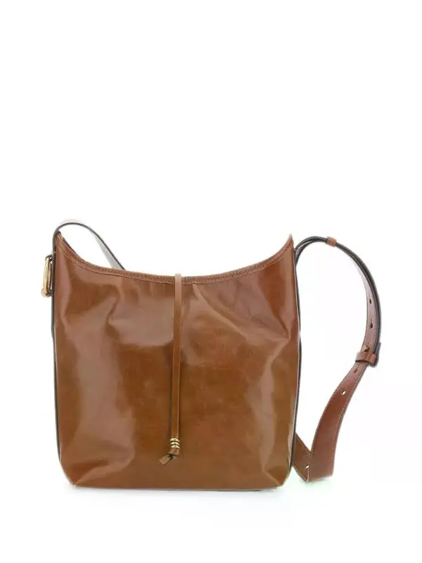 GIANNI CHIARINI Carla Leather Shoulder Bag