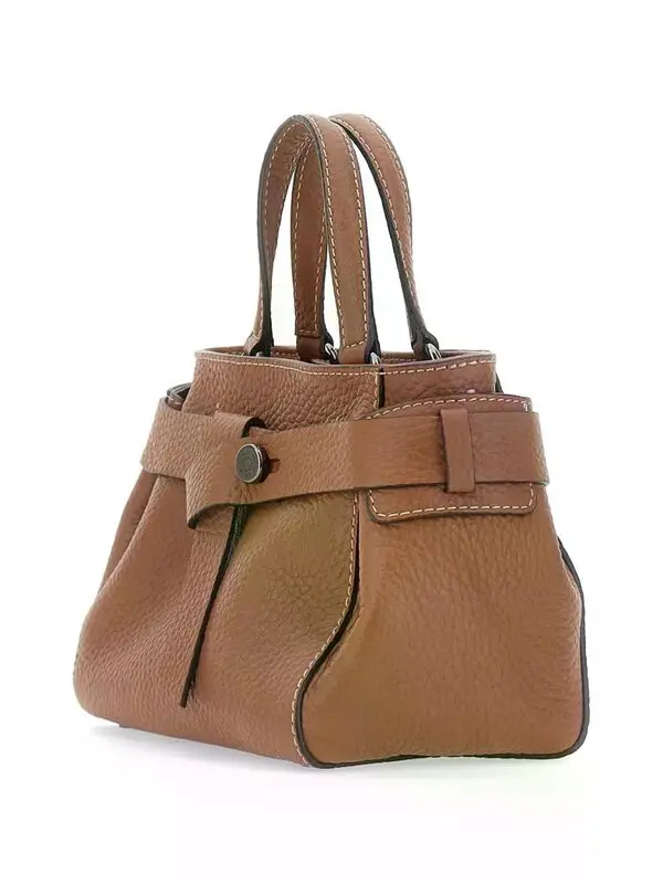 GIANNI CHIARINI Miranda Knotted Leather Tote Bag