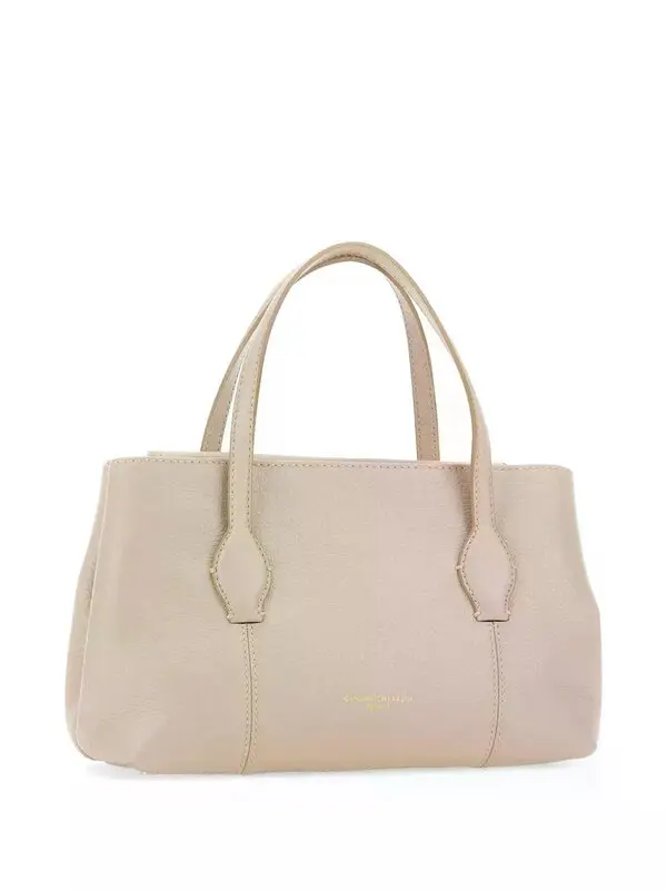 GIANNI CHIARINI Vicky Leather Tote Bag - Neutrals