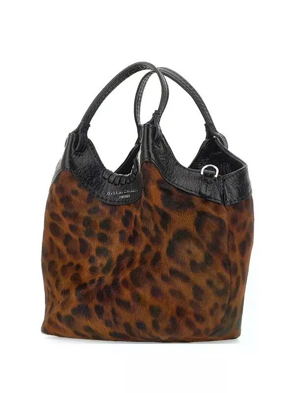 GIANNI CHIARINI Dua Leopard-print Tote Bag