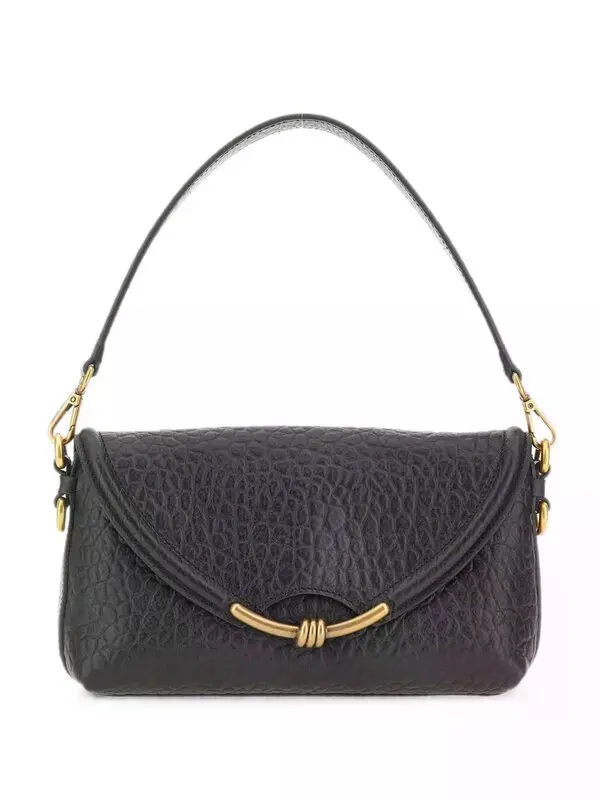 GIANNI CHIARINI Bea Grain-leather Shoulder Bag - Black