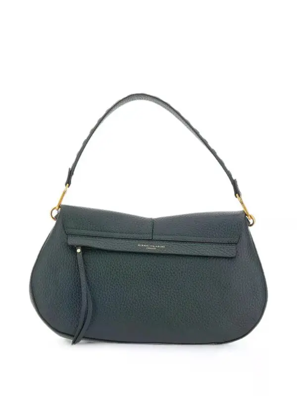 GIANNI CHIARINI Helena Round Grained Leather Shoulder Bag