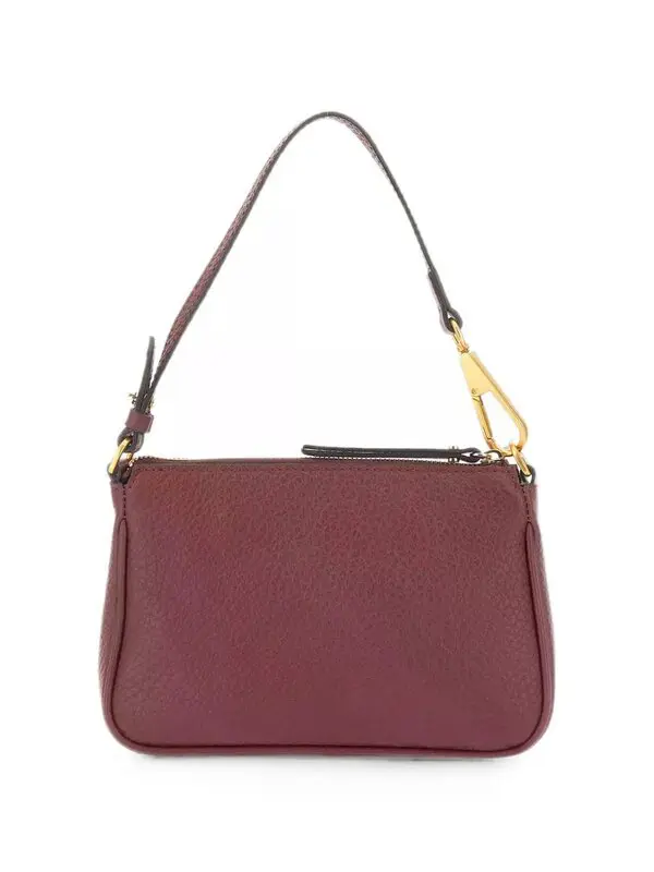 GIANNI CHIARINI Brooke Grained Leather Shoulder Bag - Red