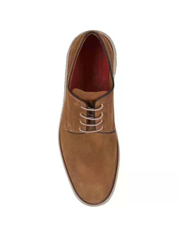 Martin Dingman Perforated Brogue-detail Lace-up Shoes