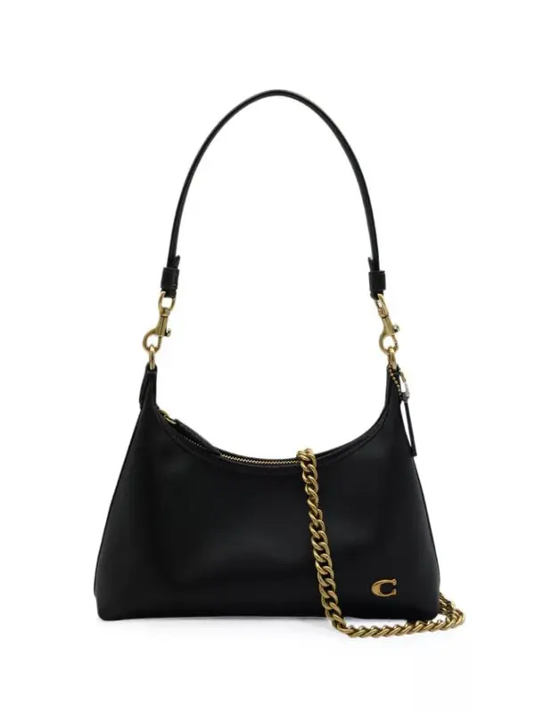 COACH Logo-plaque Shoulder Bag - Black