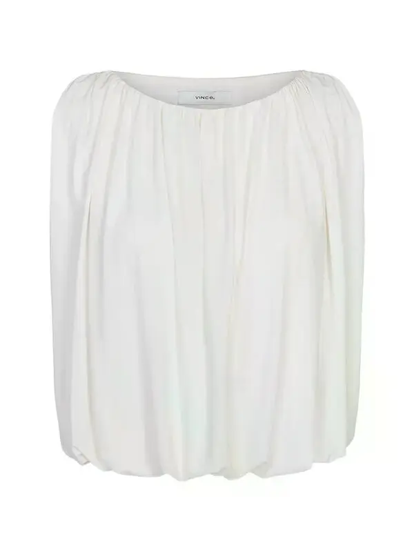 Vince Sleeveless Bubble Top - Neutrals