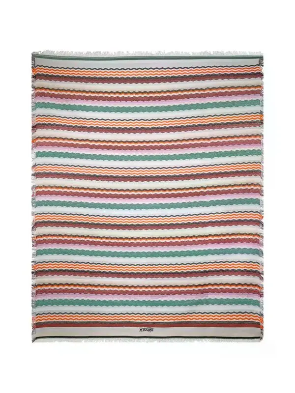 Missoni Zigzag Fringed Beach Towel