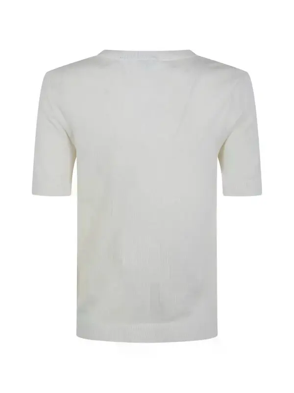 BLUGIRL Short-sleeve T-shirt With Floral Appliqu