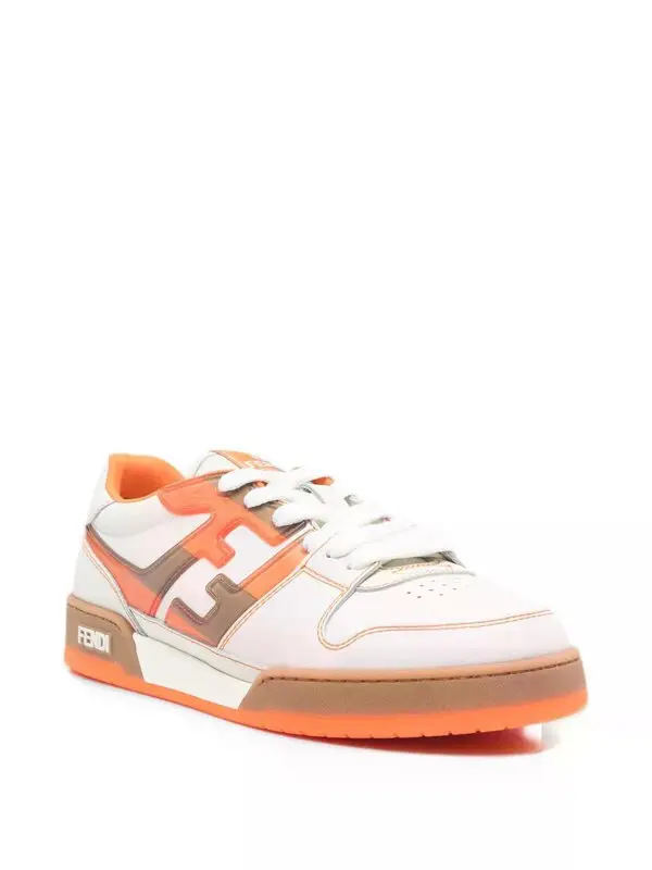 Fendi Calfskin Match Trainers - Neutrals