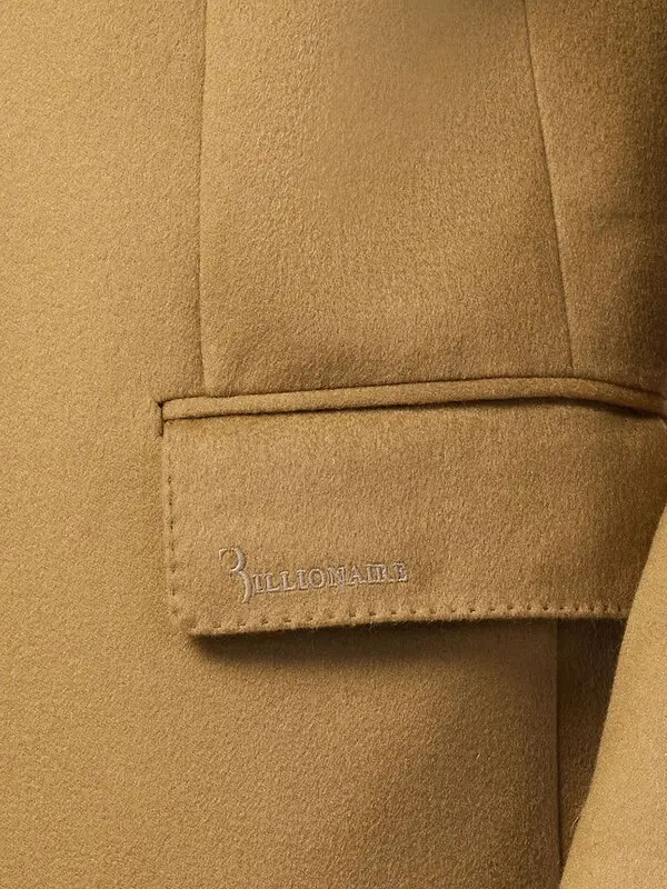 BILLIONAIRE Single Breasted Tailored Coat - Beige