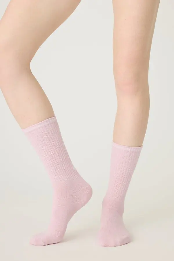PJ Salvage Loved Ribbed Crew Socks