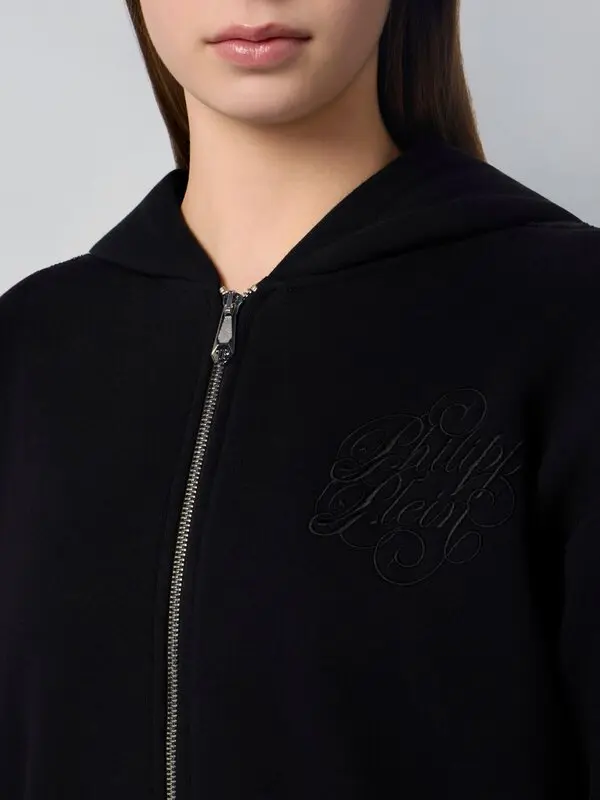 Philipp Plein Embellished Hooded Sweatshirt