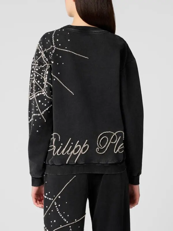 Philipp Plein Embellished Crewneck Sweatshirt