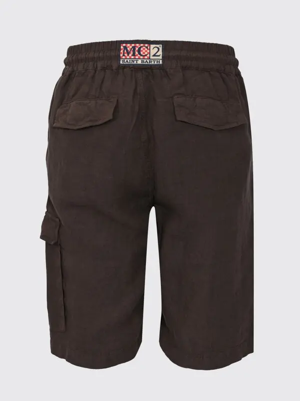 MC2 SAINT BARTH Linen Cargo Shorts