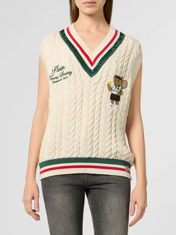 Philipp Plein Knitted Waistcoat
