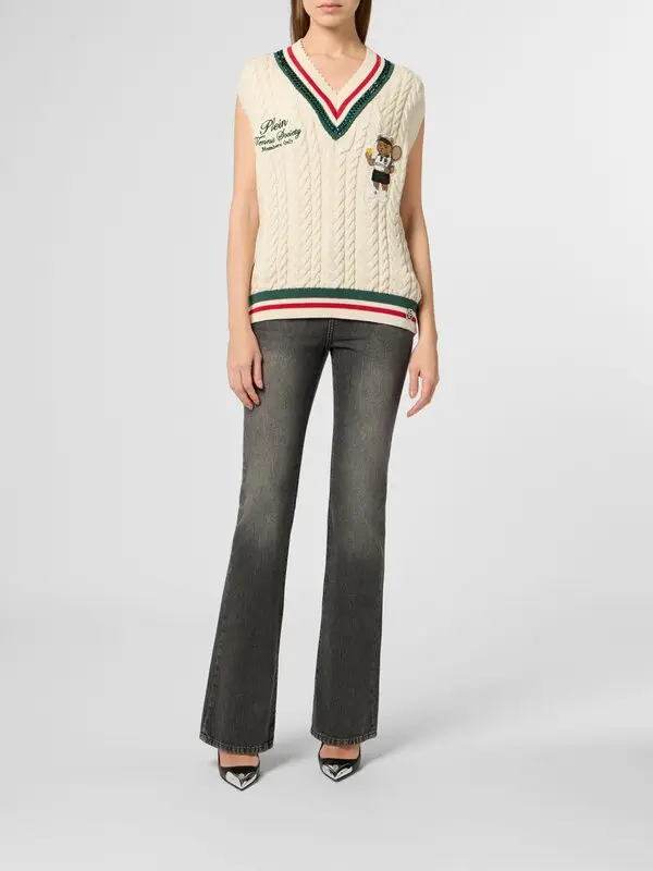 Philipp Plein Knitted Waistcoat