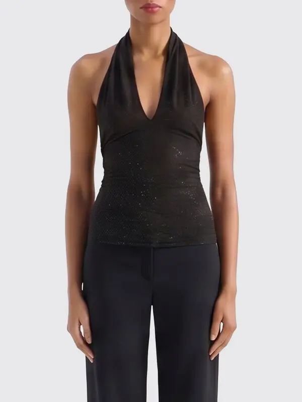 GENNY Embellished Halter Top