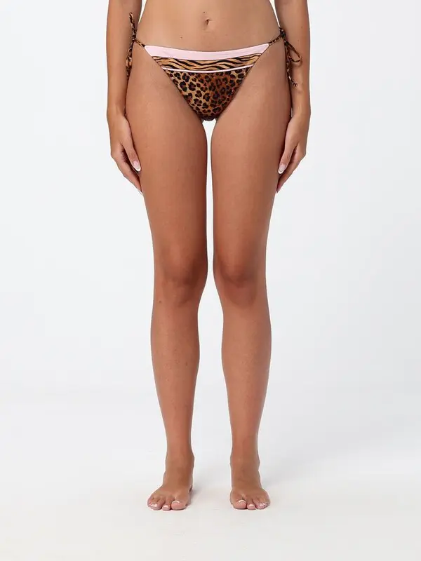 MC2 SAINT BARTH Abstract Wave Print Bikini Bottoms - Multicolor