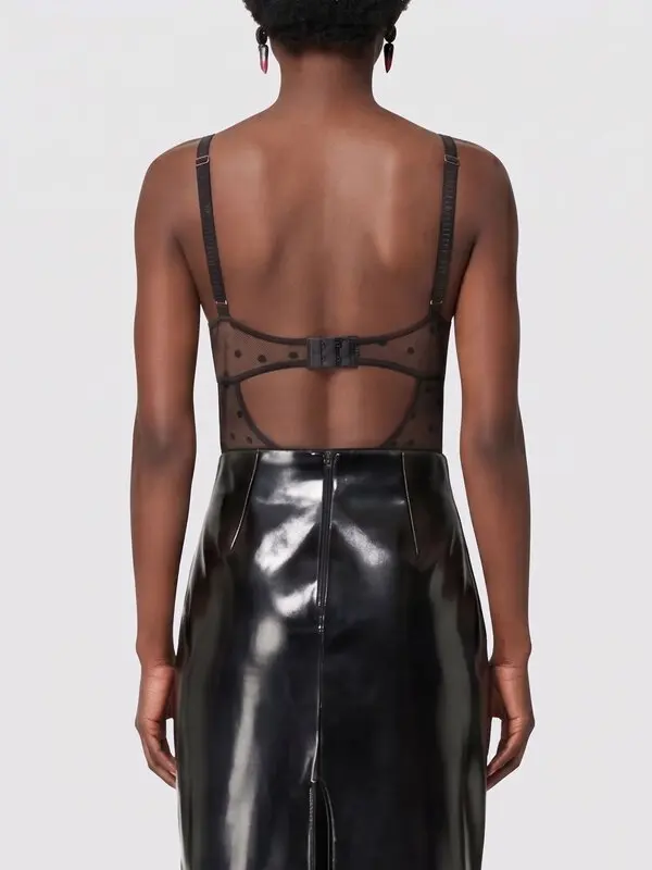 Fiorucci Polka Dot Tulle Off-the-shoulder Top