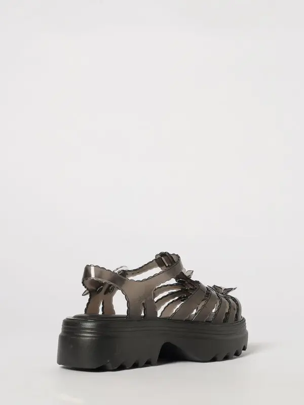 MELISSA X SUSAN FANG Pvc Platform Sandals With Floral Appliqu