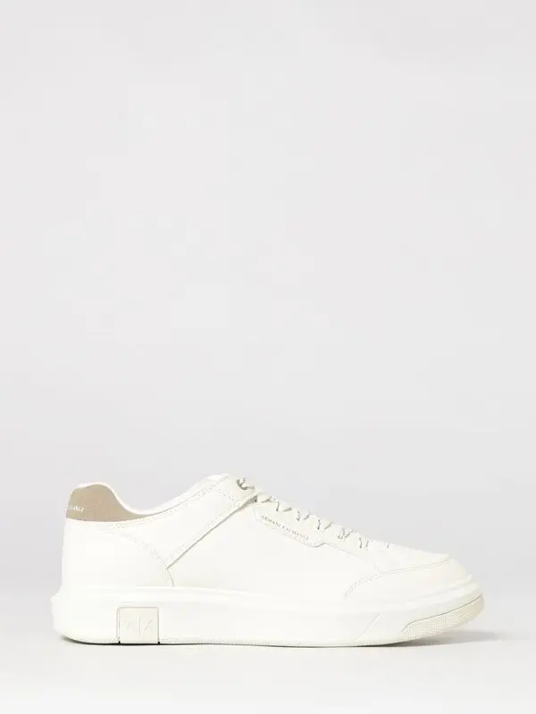 Armani Exchange Lace-up Sneakers - Beige