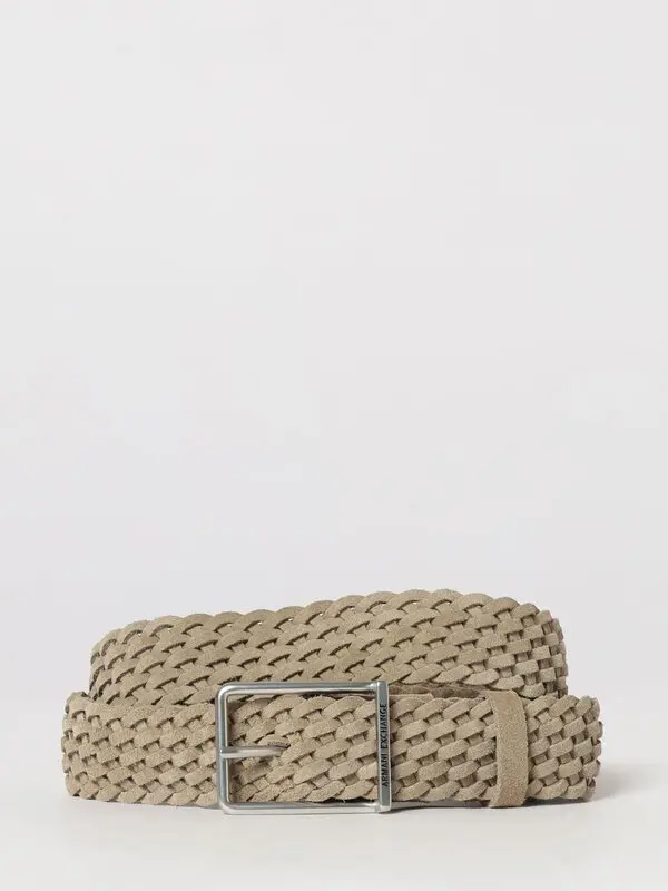 Armani Exchange Woven Belt - Beige