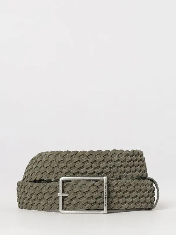 Armani Exchange Woven Belt - Brown