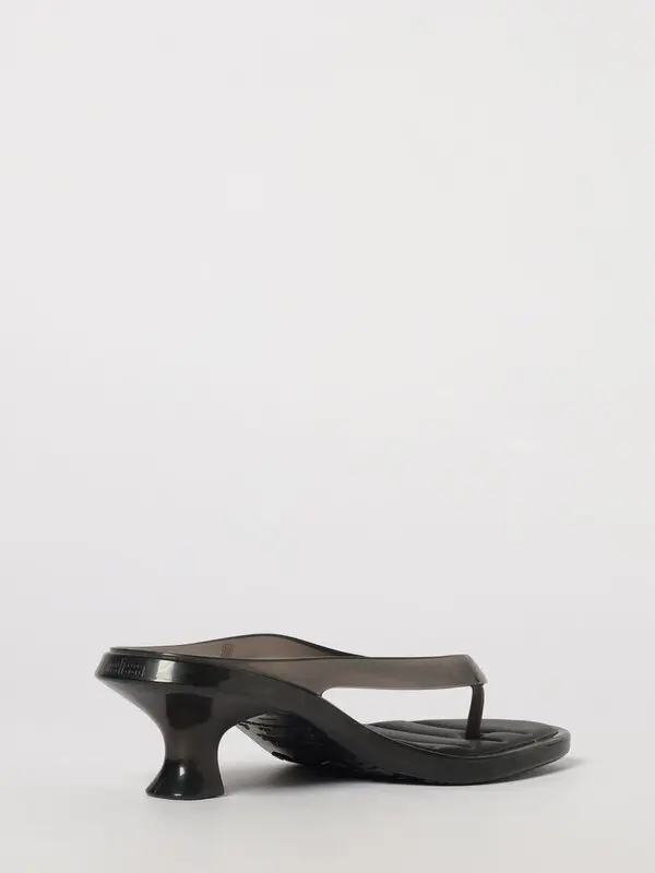 Melissa Pvc Thong Sandals With Medium Heel