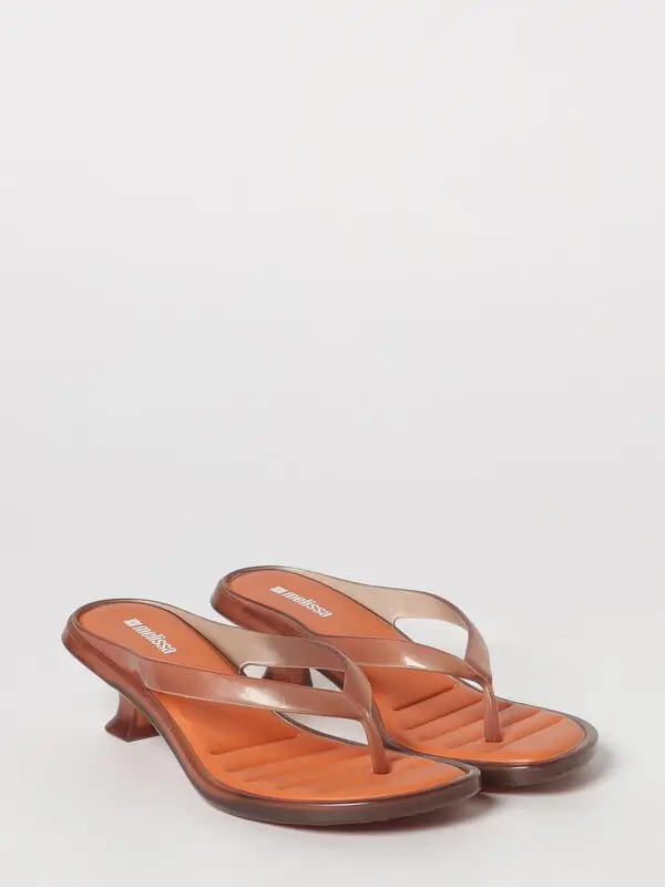 Melissa Pvc Thong Heeled Sandals