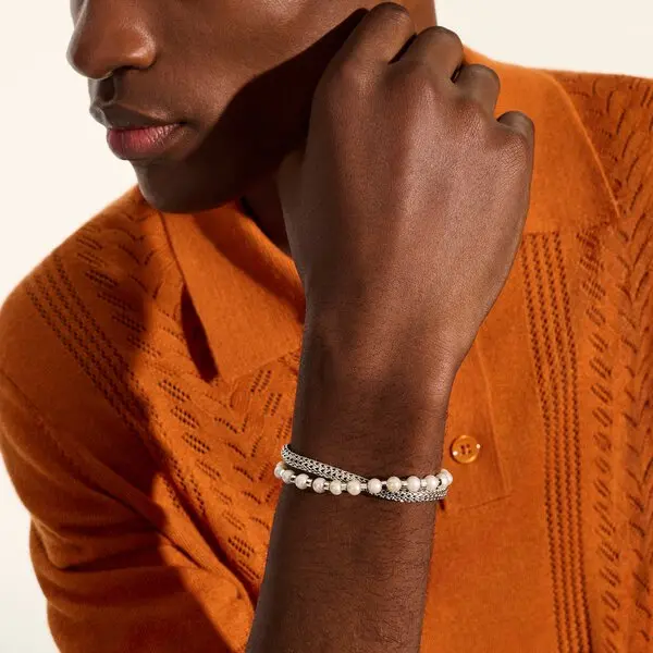 John Hardy Essential Pearl Wrap Bracelet