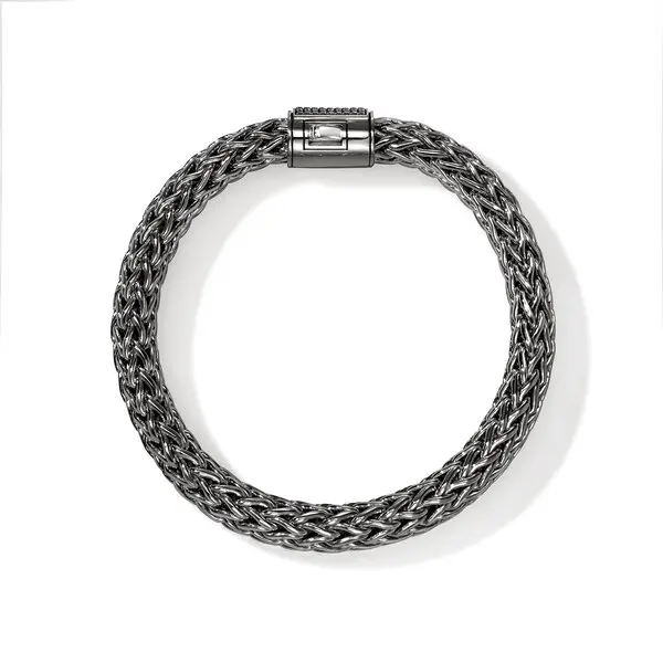 John Hardy Icon Chain Bracelet, Dark Gemstones, 10.5mm