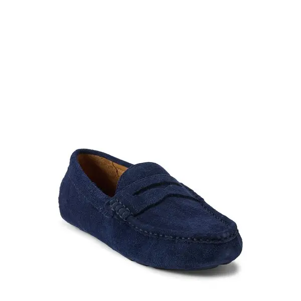 Ralph Lauren Suede Penny Driver Loafers