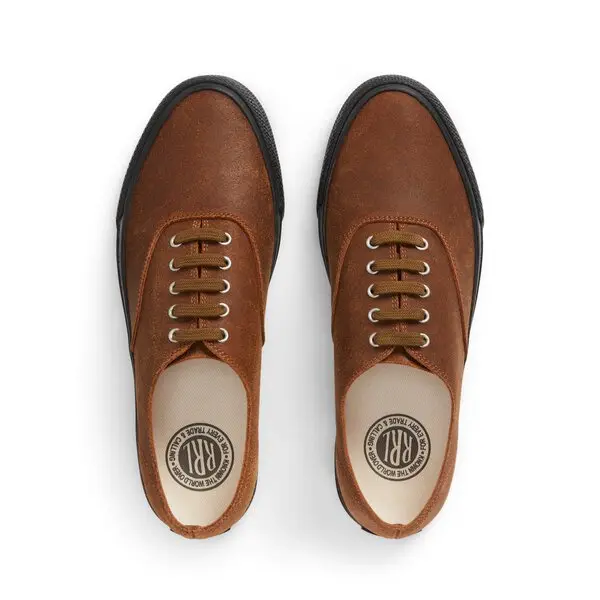 Ralph Lauren Roughout Suede Lace-up Sneakers